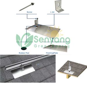 Asphalt Roof Solar Shingle Flashing Mounting Kits – SENYENERGY