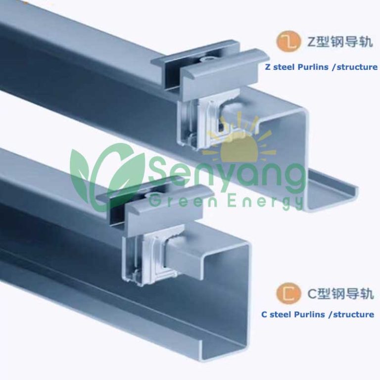 Solar Rail Clamp Nut for Z & C Purlins – SENYENERGY