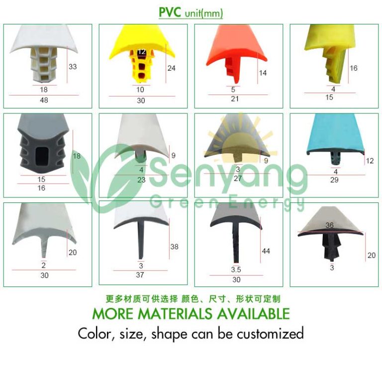T Shaped Solar Panel EPDM Rubber Seal Strip – SENYENERGY
